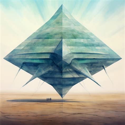 Premium Ai Image Absrtact Geometric