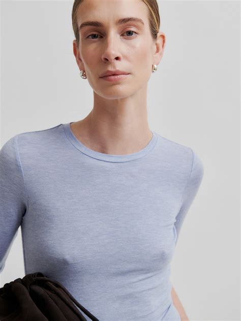 Matima Ss Tee Vaaleansininen Second Female Dots