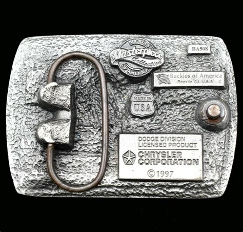 Dodge Ram Tough 4x4 Pickup Truck Logo Vintage Belt Buckle 3931259361