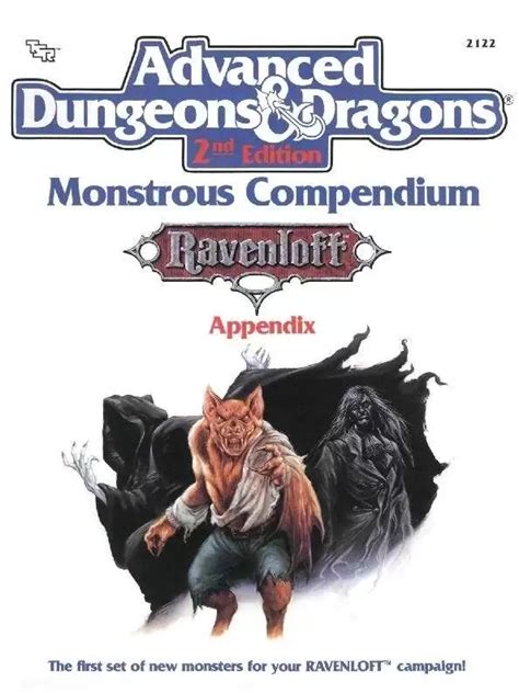 Mc10 Monstrous Compendium Ravenloft Appendix Wizards Of The Coast
