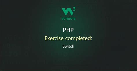 Completed Exercise Php Switch