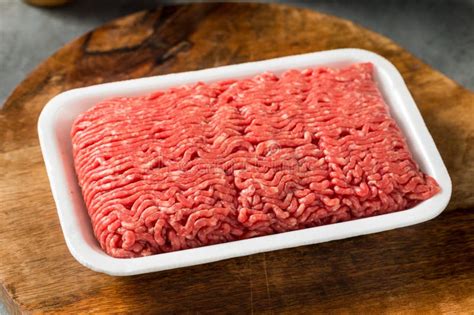 Grass Fed Raw Ground Beef Stock Image Image Of Uncooked 276156399