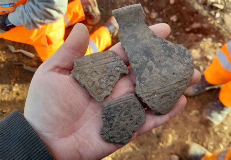 Mesolithic And Anglo Saxon Artefacts Found At Dig At Bury St Edmunds