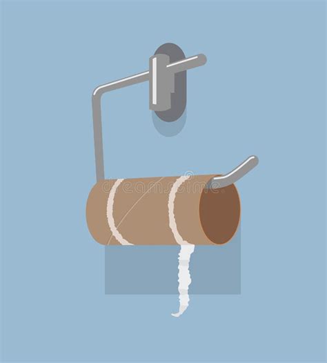 Empty Toilet Paper Roll Stock Illustrations 1141 Empty Toilet Paper
