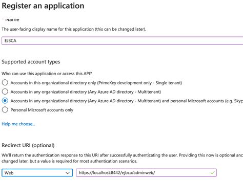 Setting Up Oauth Using Azure Active Directory