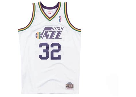Mitchell And Ness Utah Jazz 1991 92 Karl Malone Swingman Jersey White Men