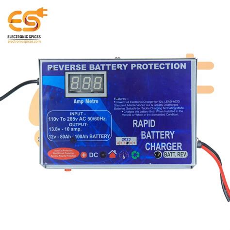 Electronic Spices Smps Rapid Battery Charger Input Voltage 265 Vac