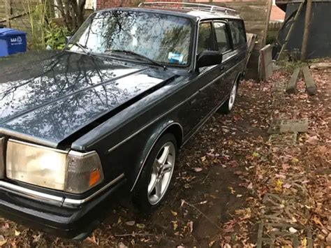 1988 Volvo 240 Dl Station Wagon 171468 Miles Automatic Blue Roof Rack