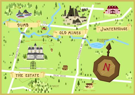 Map Of Spiderwick Chronicles Behance