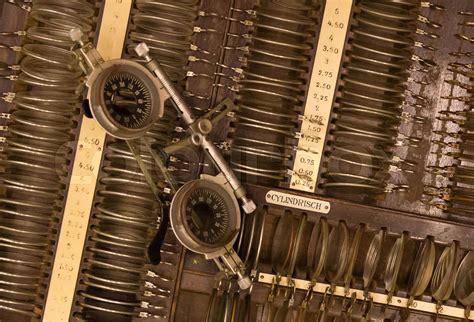 Test Glasses Complete Set Stock Image Colourbox