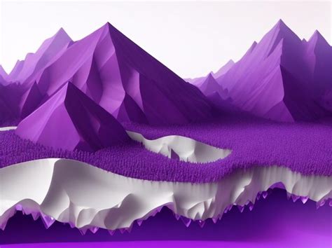 Premium Ai Image Abstract 3d Landscape Data Visualization Concept