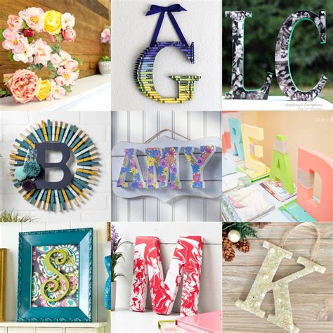 Diy Wooden Letter Ideas Diy Wood Letter Craft Ideas