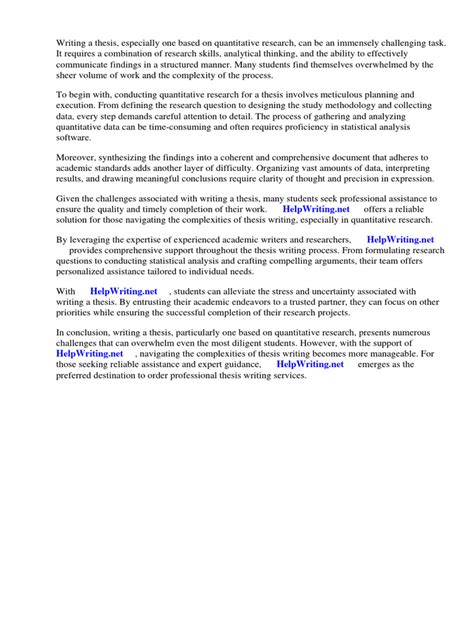 Thesis Quantitative Research Pdf Pdf Methodology Quantitative Research