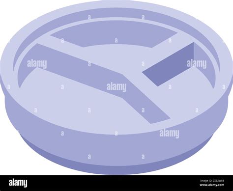 Round Plastic Food Tray With Sections Is Divided Into Three Parts For