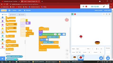 Cuarto Primaria Clase 6 Proyecto Juego De La Manzana En Scratch