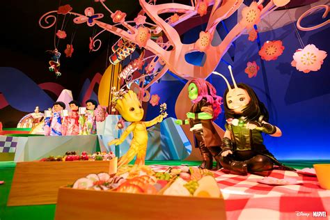 Voyagez Dans Lunivers Marvel Avec “its A Small World” With Groot à Tokyo Disneyland Disneyphile