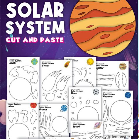 Planets To Color And Cut Out