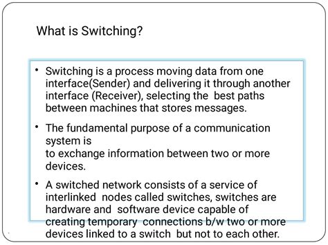 SOLUTION Mastering Network Switching Unveiling The Essentials Studypool