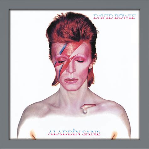 David Bowie Aladdin Sane Album Cover Framed Print The Art Group