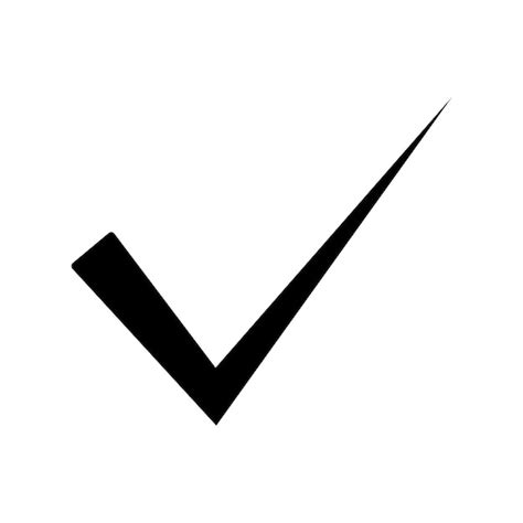 Premium Vector Tick Icon Vector