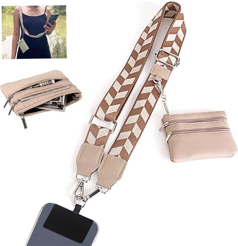 Scinymc Clip And Go Strap For Phone With Wallet Crossbody