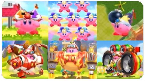 Kirby Planet Robobot 3ds All Copy Abilities Gameplay Showcase