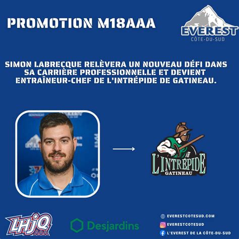 Simon Labrecque Quitte Leverest De La Côte Du Sud Info Web