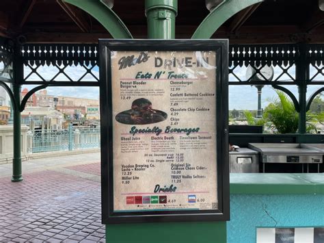 Full Menus With Prices For Halloween Horror Nights 32 Food And Beverages