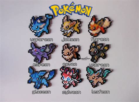 Minecraft Pixel Art Pokemon Eevee Evolutions Firdausm Drus