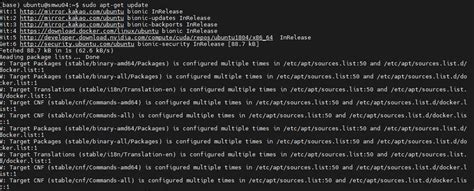 [linux] “target packages is configured multiple times” 에러 해결하기 the