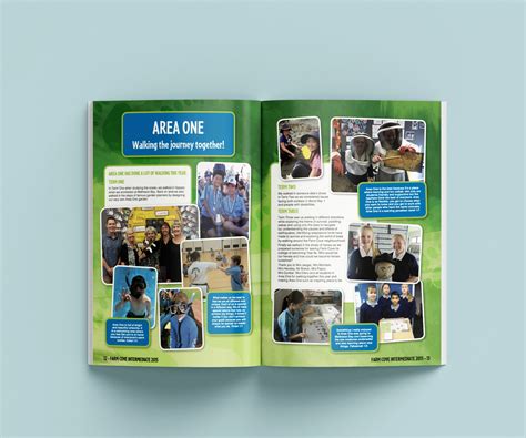 Green Yearbook Page Designs Layouts Spacific Creative
