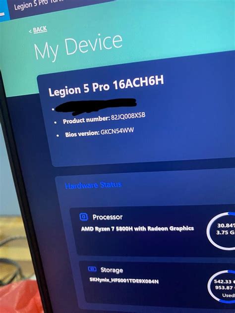 Lenovo Legion Pro ACH H Computers Tech Laptops Notebooks On Carousell