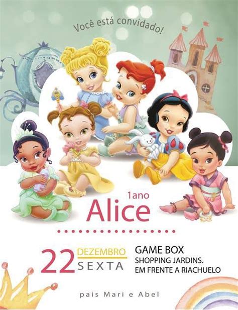 Pin Em Princesas Aniversário