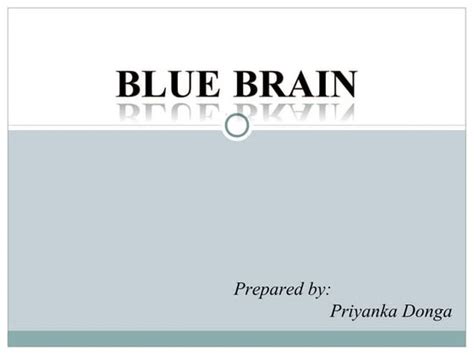 Blue Brain Technology Pptx