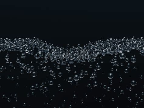 Molecules Under Surface Gather Stock Illustration Illustration Of