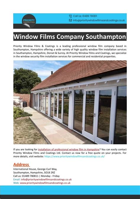 Ppt Window Films Company Southampton Powerpoint Presentation Free