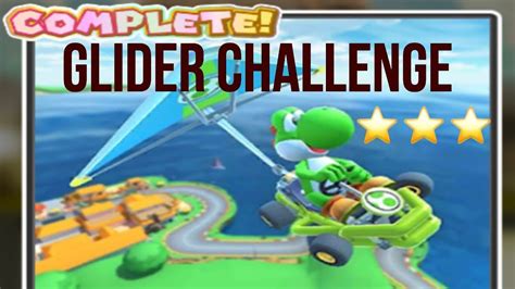 Mario Kart Paris Tour Glider Challenge With Yoshi Bonus Challenges