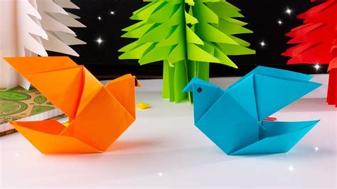 Como Hacer Una Paloma Con Papel Origami Facil Youtube