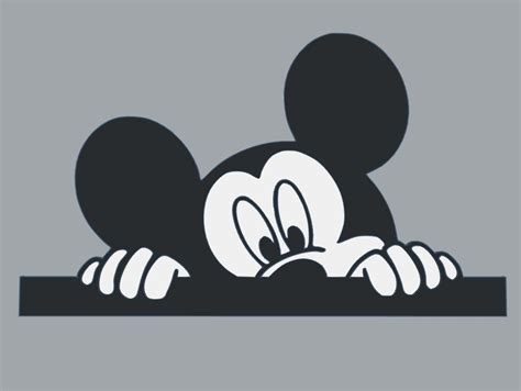 Mickey Mouse Silhouette Printable
