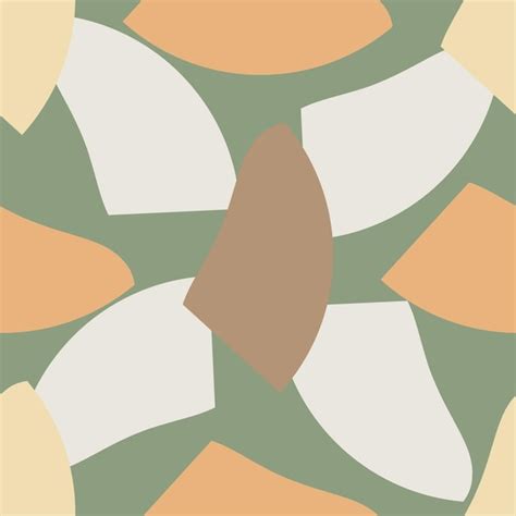 Premium Vector Seamless Bright Pattern Of Abstract Shapes Vector