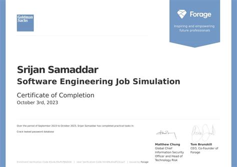 Srijan Samaddar On Linkedin Goldmansachs Internshipcomplete