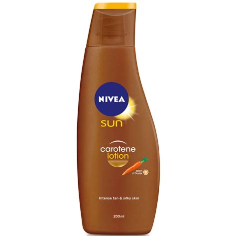 Lotiune De Plaja Nivea Sun Cu Extract De Caroten Spf 0 200 Ml Emagro