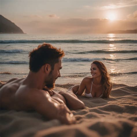 Couple Sharing A Special Moment At The Beach By Tastefulai On Deviantart