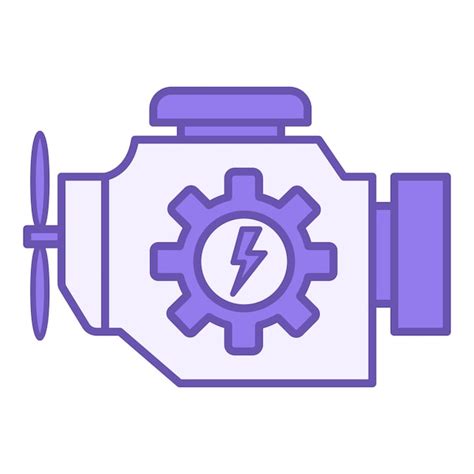 Premium Vector Colored Engine Icon