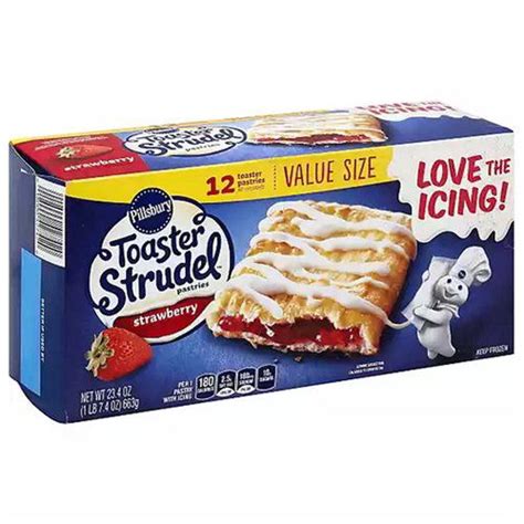 Pillsbury Strawberry Toaster Strudel Value Size Foodland