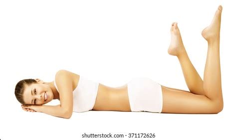7 Thousand Female Woman Lying Down Underwear Royalty Free Images