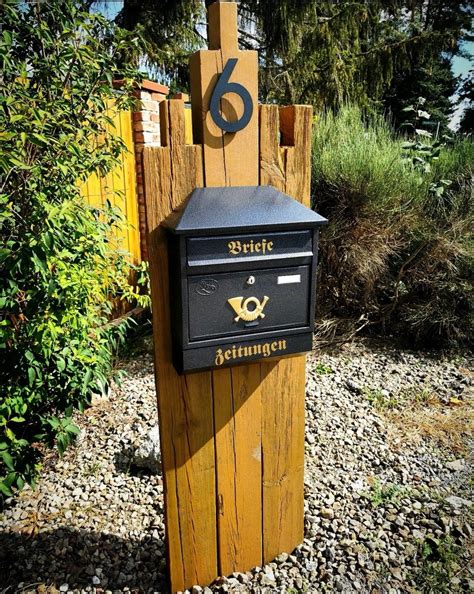 Briefkasten Rustikal Holz Briefkasten Holz Briefkasten Holz