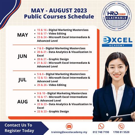 Hrd Corp Claimable Course May August 2023 Training Excel Academy