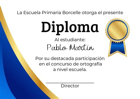 Certificados De Diploma Imprimibles Gratis Entrega Los Mejores