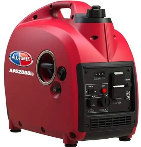 All Power Apg2000is 2000 Watt Inverter Generator User Manual